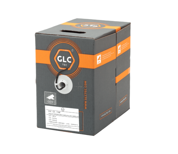 GLC CABLE UTP CAT. 5E INTERIOR/EXTERIOR X 305MTS 0.4 COND. P/CCTV GLC ...