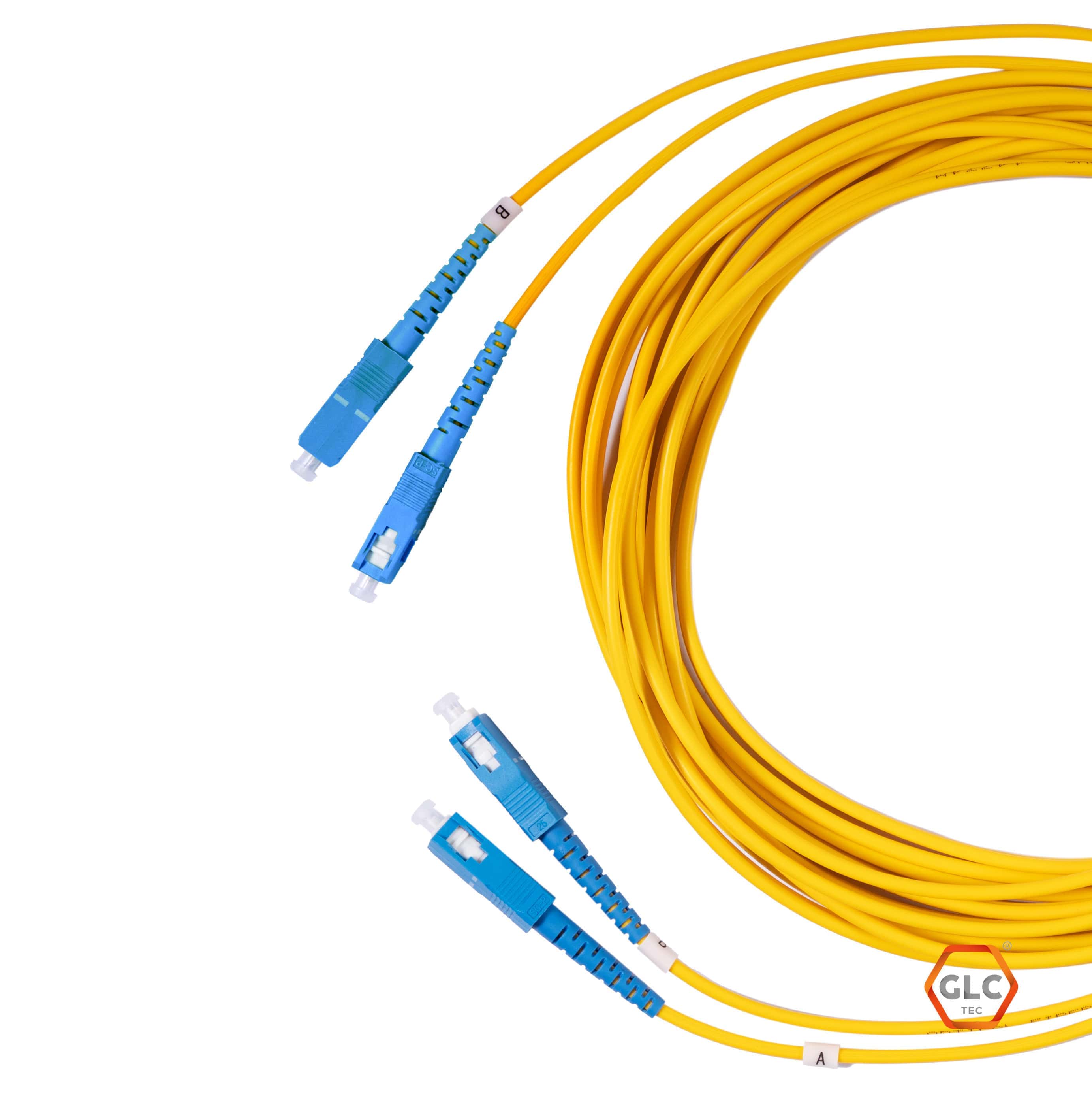 GLC PATCHCORD FO SC/PC TO SC/PC SM X 2 MTS DUPLEX AZUL/AZUL - FO-1001 ...